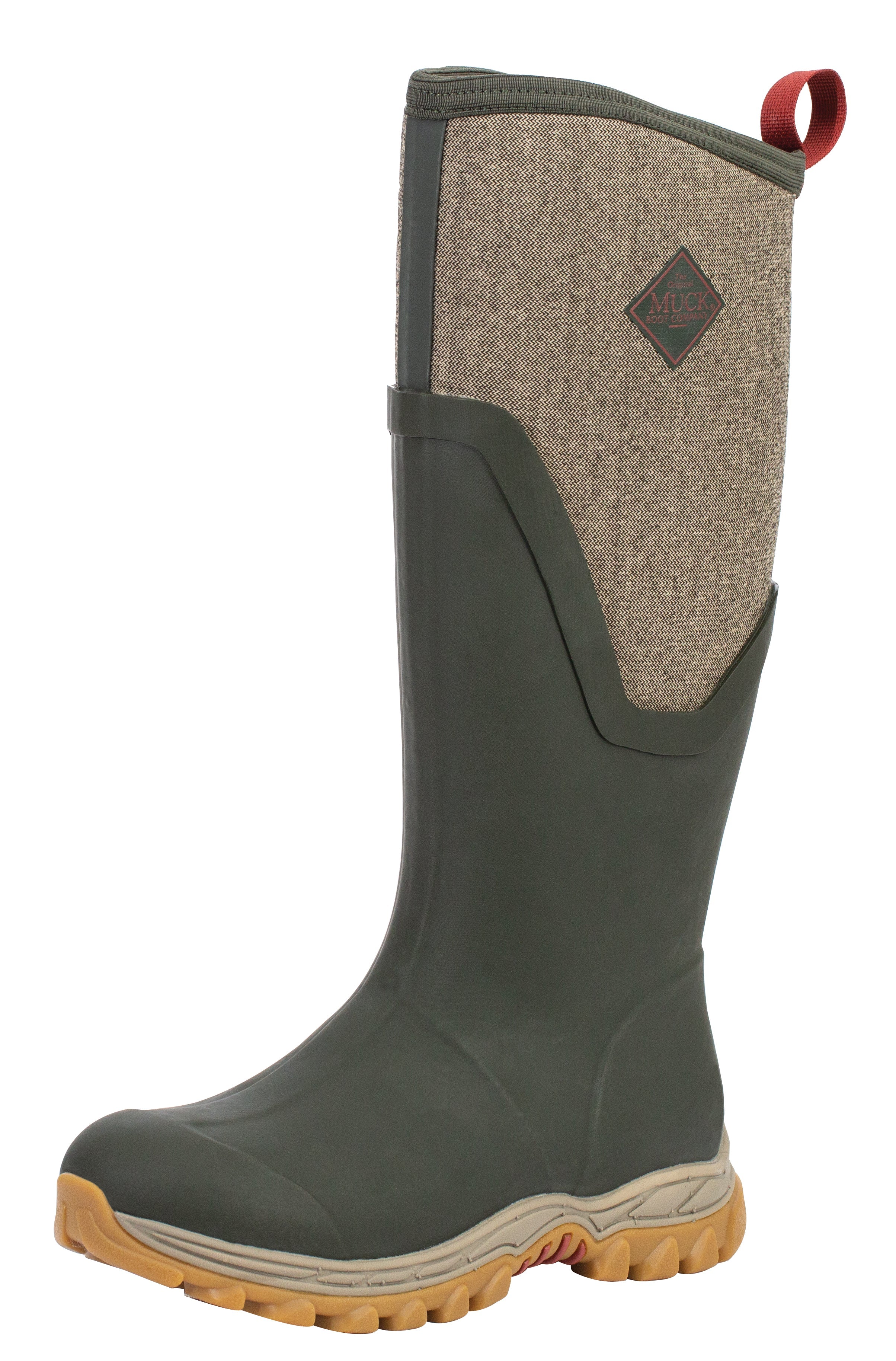 Muck boot Arctic Sport II Tall Olive/Tweed – Roughtoughworkwear